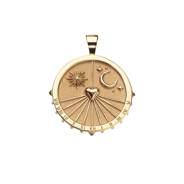 JANE WIN FOREVER SUNDIAL COIN PENDANT – Shop-Skirt